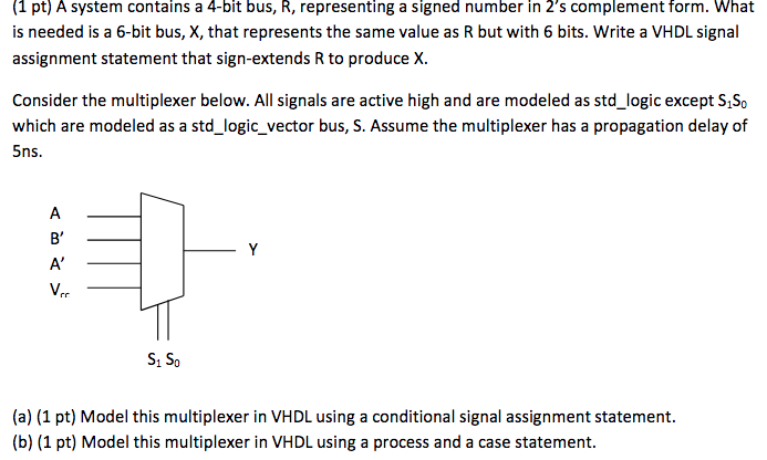 Solved (1 pt) A system contains a 4-bit bus, R, representing | Chegg.com