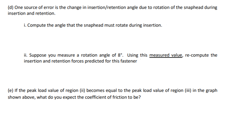 2. Consider an integral fastener made with a polymer | Chegg.com