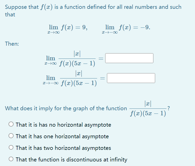 Solved Suppose that f(x) is a function defined for all real | Chegg.com