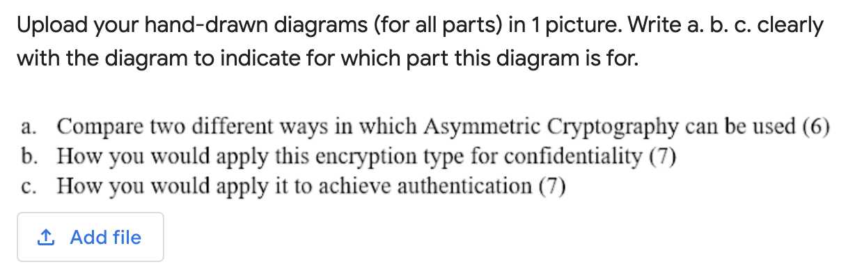 Solved Upload your hand-drawn diagrams (for all parts) in 1 | Chegg.com
