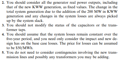 Design Problem out of Power System Analysis & Design | Chegg.com