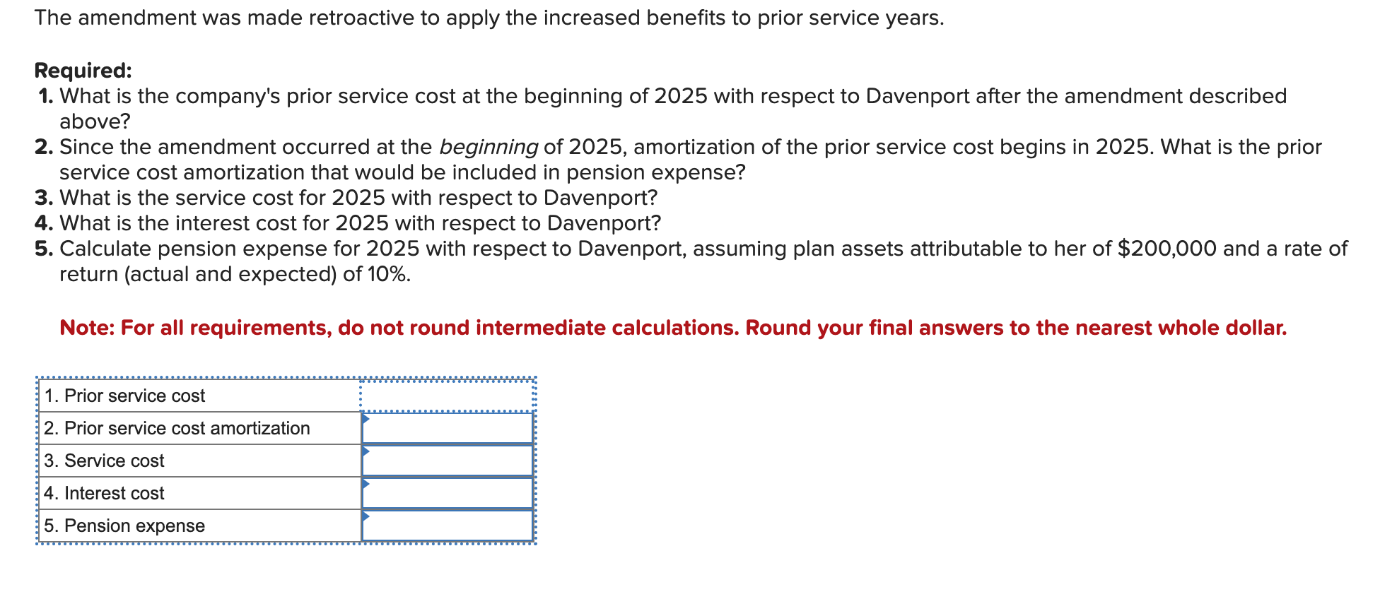 Solved Sachs Brands's defined benefit pension plan specifies | Chegg.com