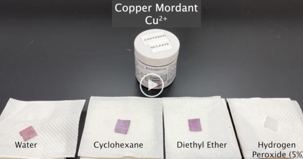 Solved WAZARDOUS Copper Mordant Cu2+ COPY SULENTY Water | Chegg.com