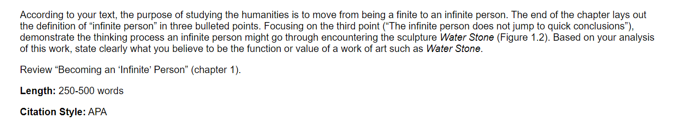 Solved According to your text, the purpose of studying the | Chegg.com