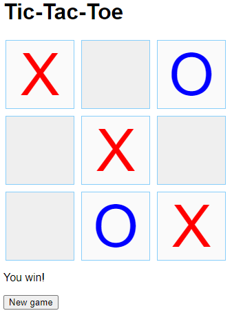 JavaScript Tic-Tac-Toe In this lab, you will write | Chegg.com