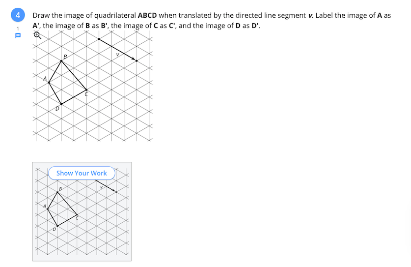 Solved 4 Draw the image of quadrilateral ABCD when | Chegg.com