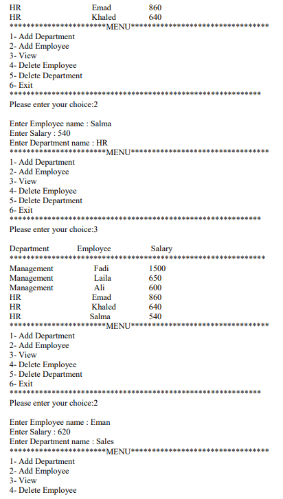 Solved QI. Write Python program that represent a Company | Chegg.com
