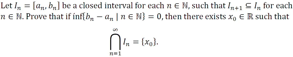 Solved THIS IS REAL ANALYSIS. ADVANCED MATH.PLEASE, GIVE A | Chegg.com