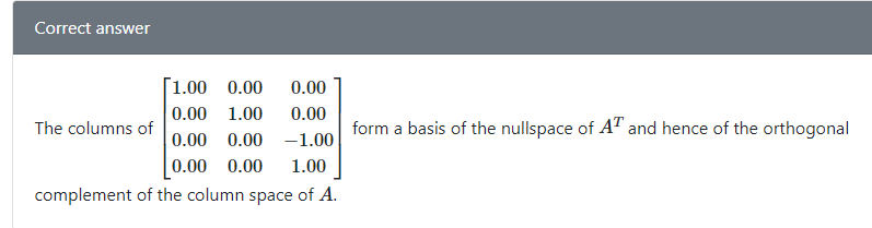 Solved HW6.6. Finding a basis of the orthogonal complement | Chegg.com