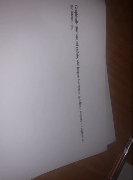 Solved Graphically illustrate and explain, what happens to | Chegg.com