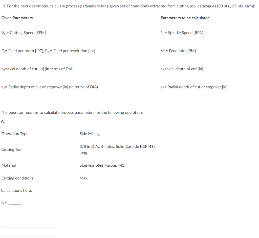 Solved 3. For the next operations, calculate process | Chegg.com