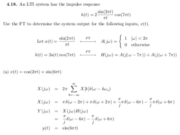 Solved Hei, Signals and systems 2nd edition chapter 4 | Chegg.com