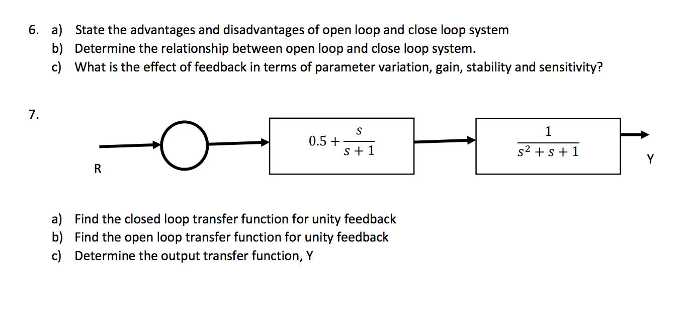 Solved 6. a) State the advantages and disadvantages of open | Chegg.com