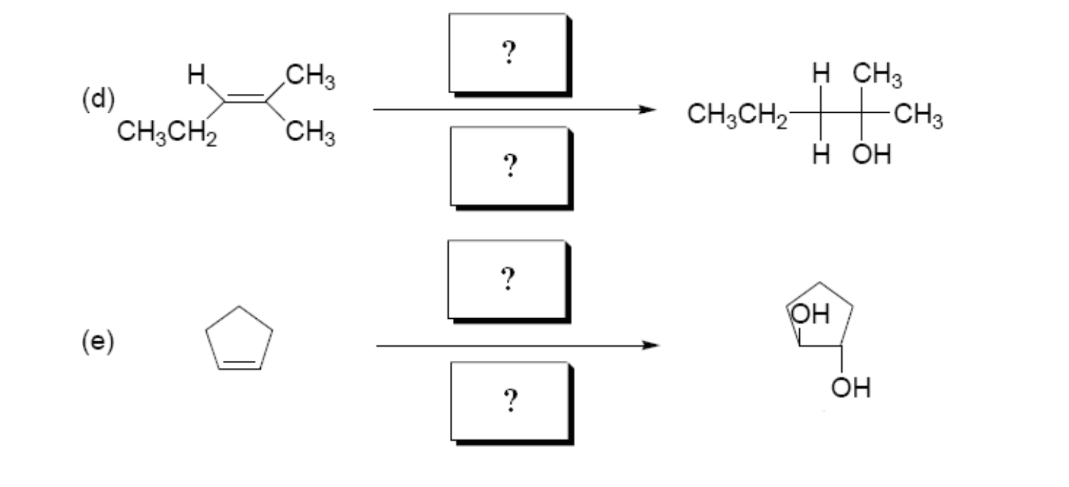Solved Write the suitable reagents for each of the | Chegg.com Solved Write the suitable reagents for each of the | Chegg.com