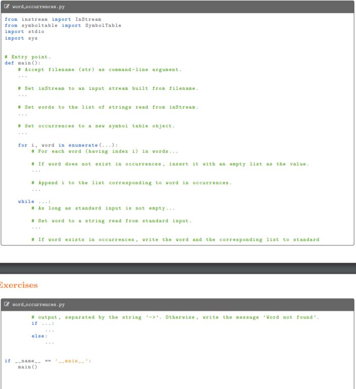 Solved Exercise 2 Word Occurrences Write A Program Chegg