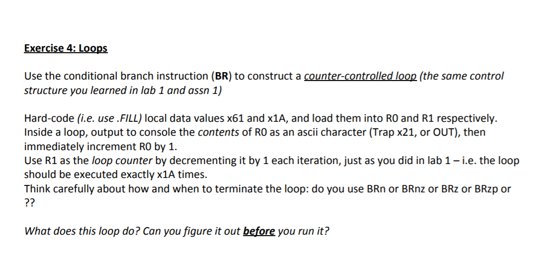 3.1 New LC-3 Instructions As you know, in the LC-3, | Chegg.com