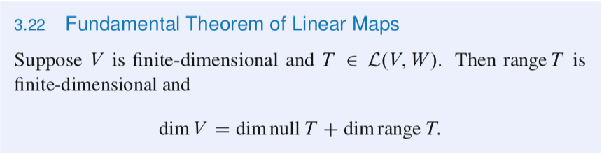 Solved 3.22 Fundamental Theorem of Linear Maps Suppose V is | Chegg.com