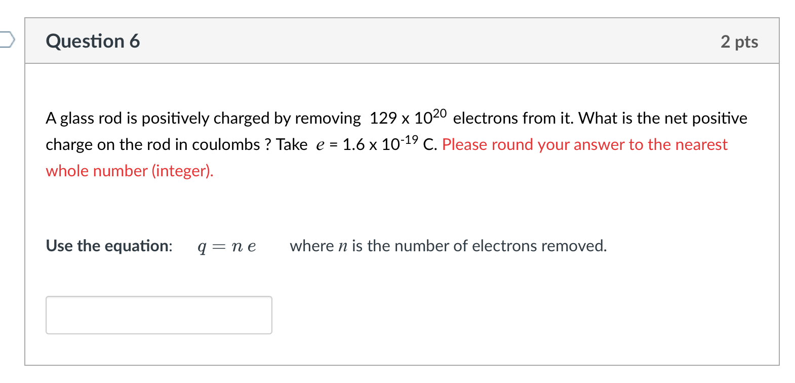 Solved A glass rod is positively charged by removing | Chegg.com