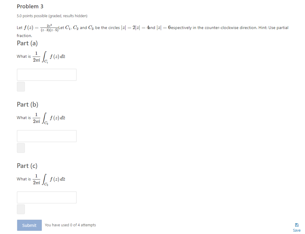 Solved Problem 3 5.0 points possible (graded, results | Chegg.com