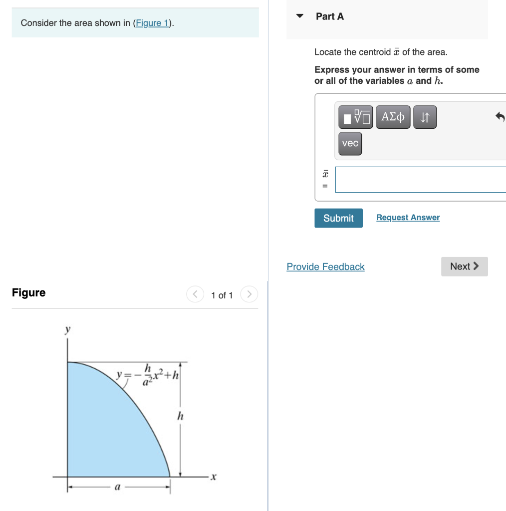 Solved Consider the area shown in (Figure 1). Locate | Chegg.com Solved Consider the area shown in (Figure 1). Locate | Chegg.com