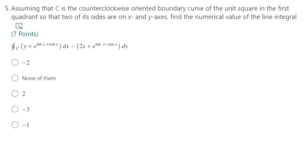 Solved 5. Assuming that C is the counterclockwise oriented | Chegg.com