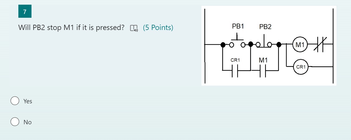 Solved Will PB2 ﻿stop M1 ﻿if it is pressed? 41 (5 | Chegg.com