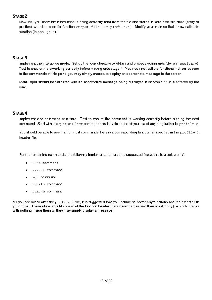 Solved INTRODUCTION This document describes the programming | Chegg.com