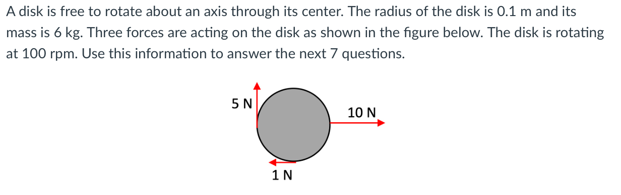 Solved What is the torque generated by the 5N force? What is | Chegg.com