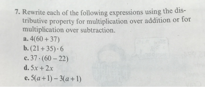 Solved Rewrite each of the following expressions using the | Chegg.com