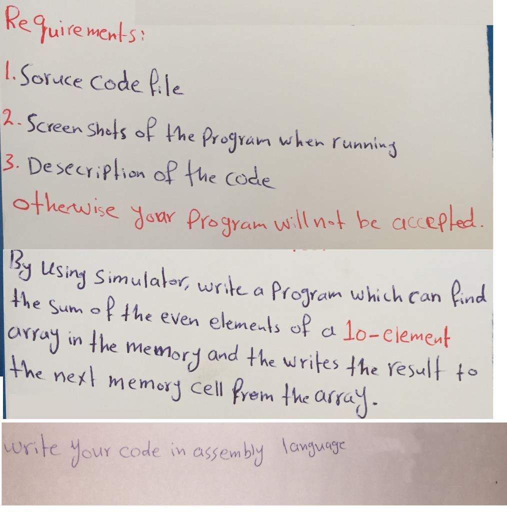 Solved Requirements: 1. Soruce code file 2. Screen Shots of | Chegg.com