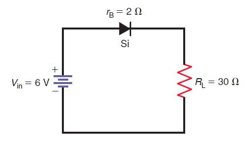 Solved In the figure below, how much is the total diode drop | Chegg.com