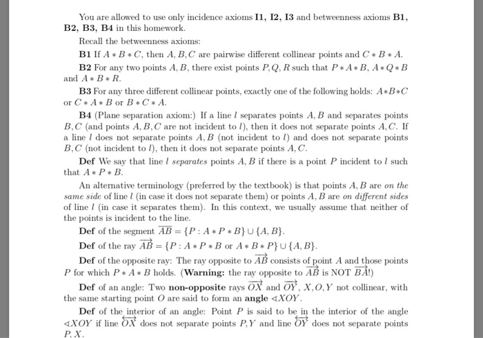 Solved 3. Prove the crossbar theorem following the steps | Chegg.com