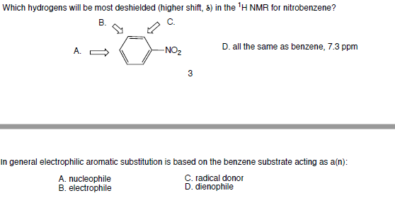 Solved Which hydrogens will be most deshielded (higher | Chegg.com
