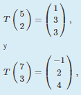 Solved Consider the linear transformation T:R2→R3 determined | Chegg.com