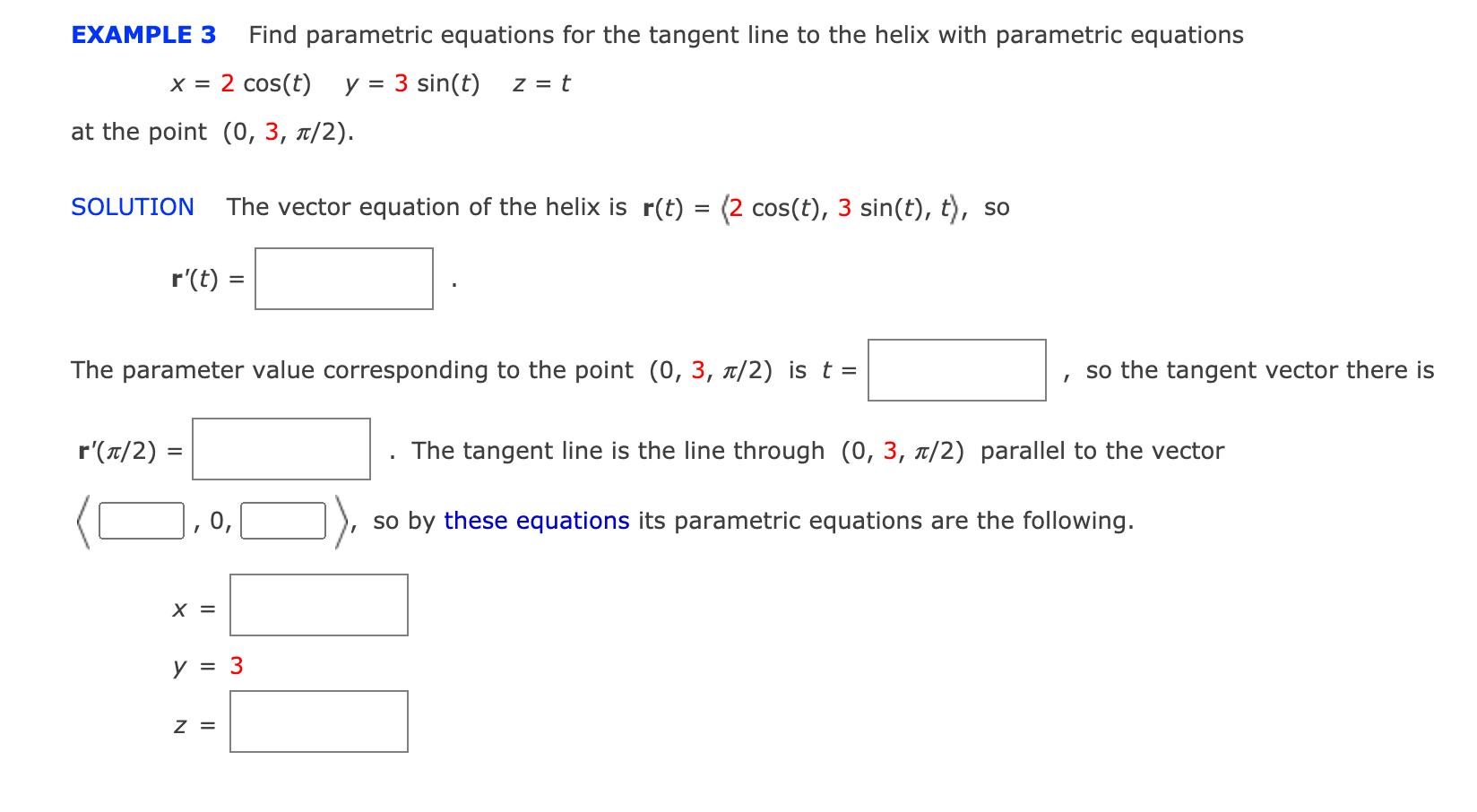 Solved Consider The Given Vector Equation R T 2t 2