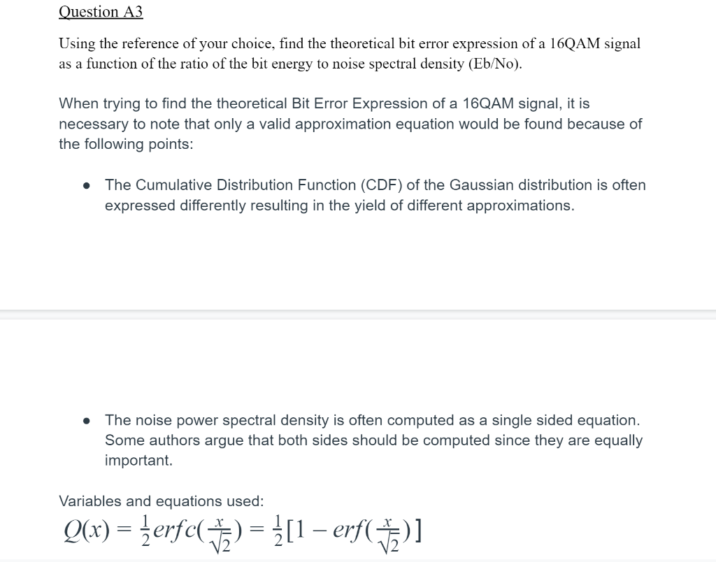 Question A3 Using the reference of your choice, find | Chegg.com