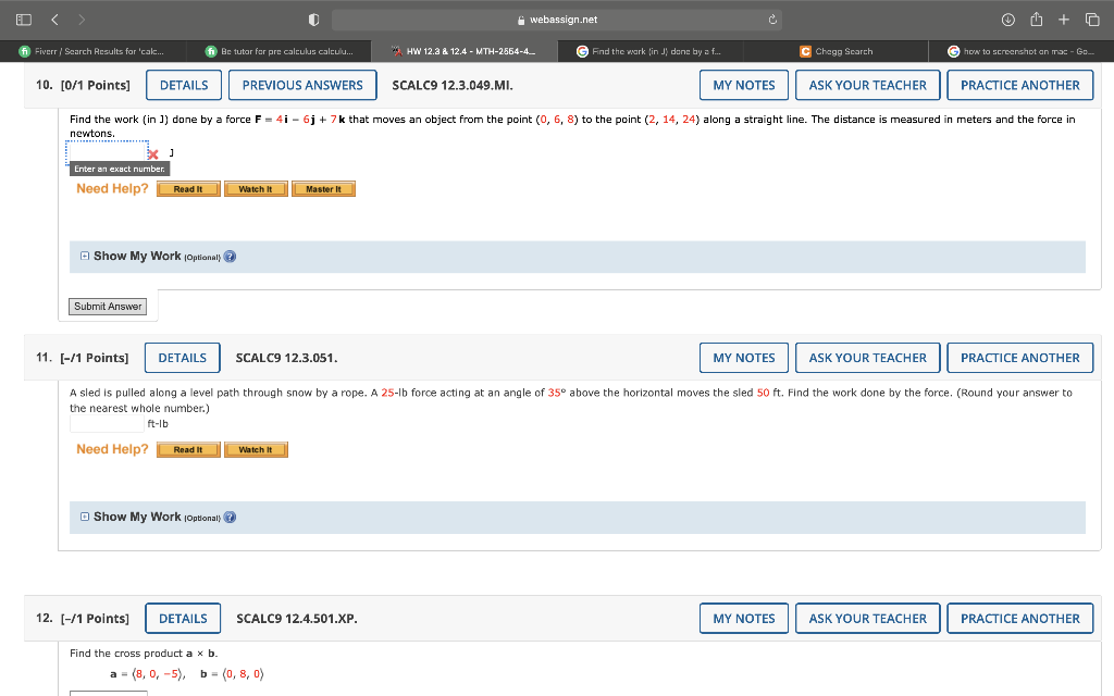newtons. \J Show My Work joptional; ? the nearest | Chegg.com newtons. \J Show My Work joptional; ? the nearest | Chegg.com