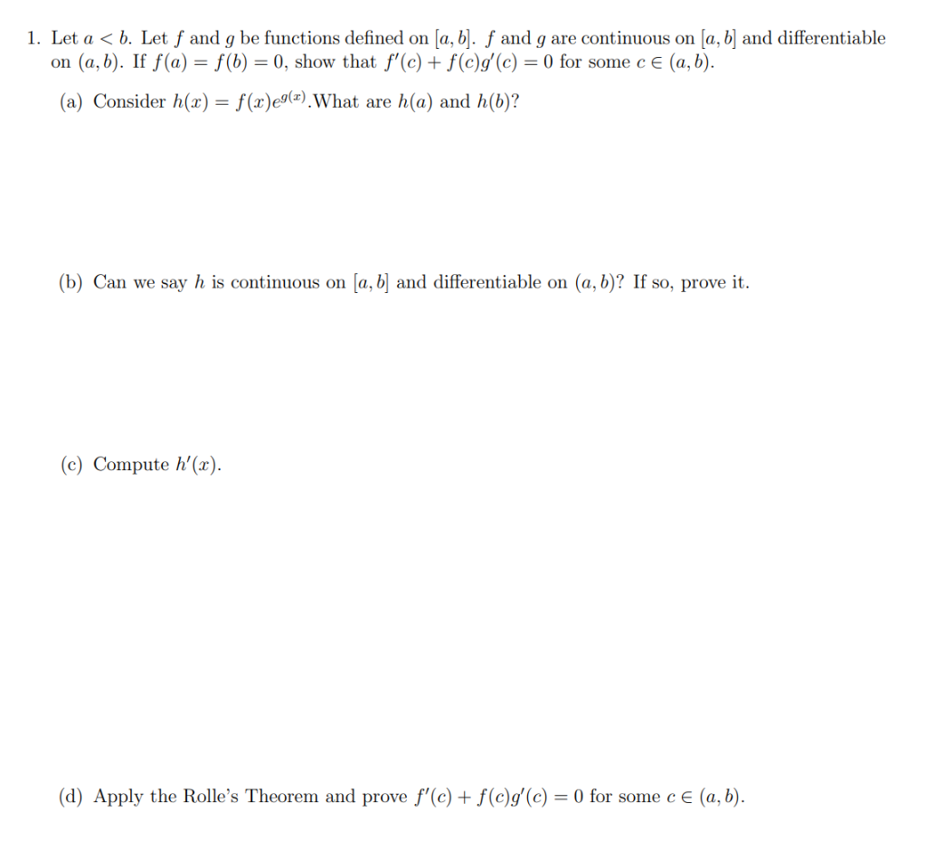 Solved 1. Let a | Chegg.com