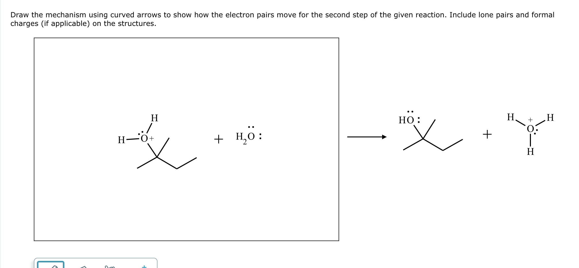 Draw the mechanism using curved arrows to show how | Chegg.com
