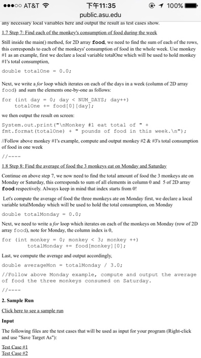 Solved AT&T 11:35 100% oo public asu.edu ASU CSE IIU Lab Ry | Chegg.com
