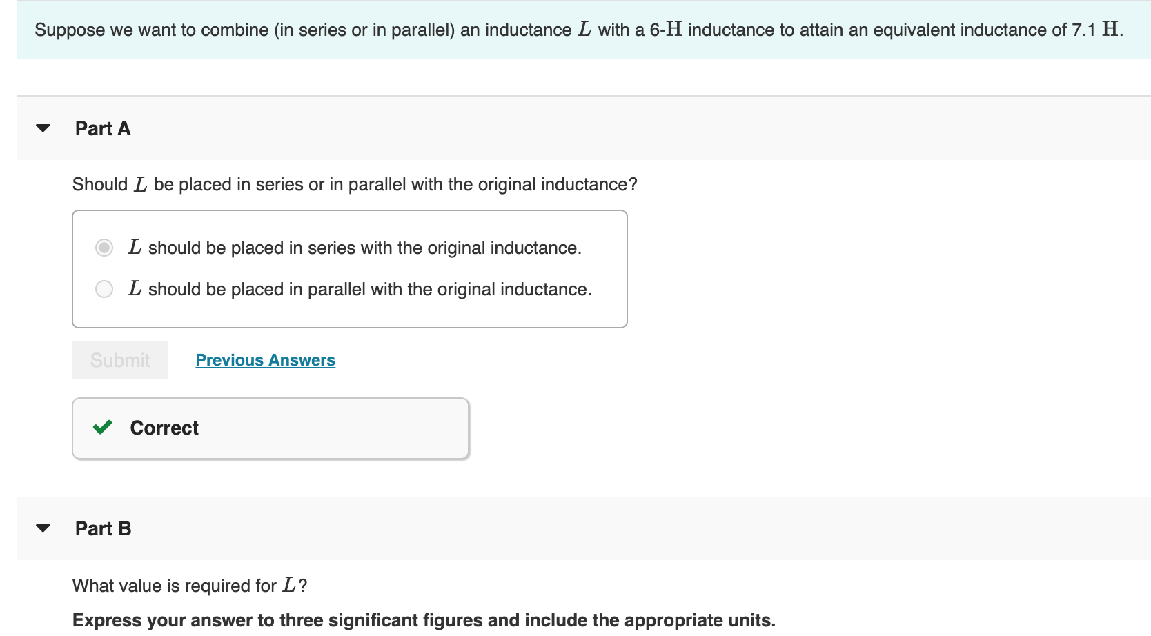 Solved Suppose we want to combine (in series or in parallel) | Chegg.com