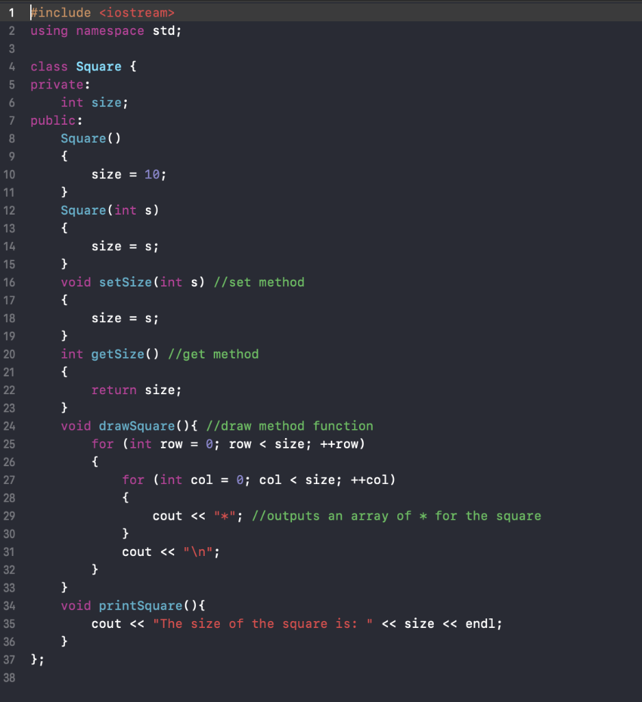 Solved The MyPoint class will have two private integer | Chegg.com