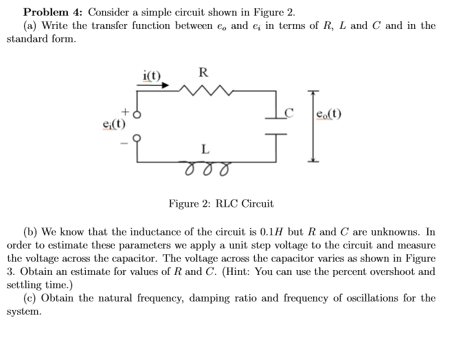 Solved Problem 4: Consider a simple circuit shown in Figure | Chegg.com