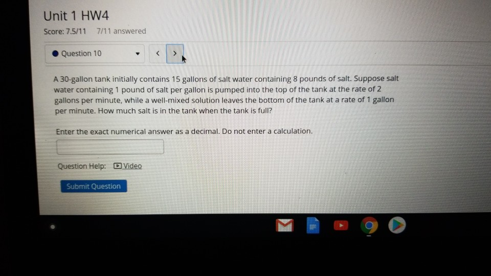 Solved Unit 1 HW4 Score: 7.5/11 7/11 answered Question 10 A | Chegg.com
