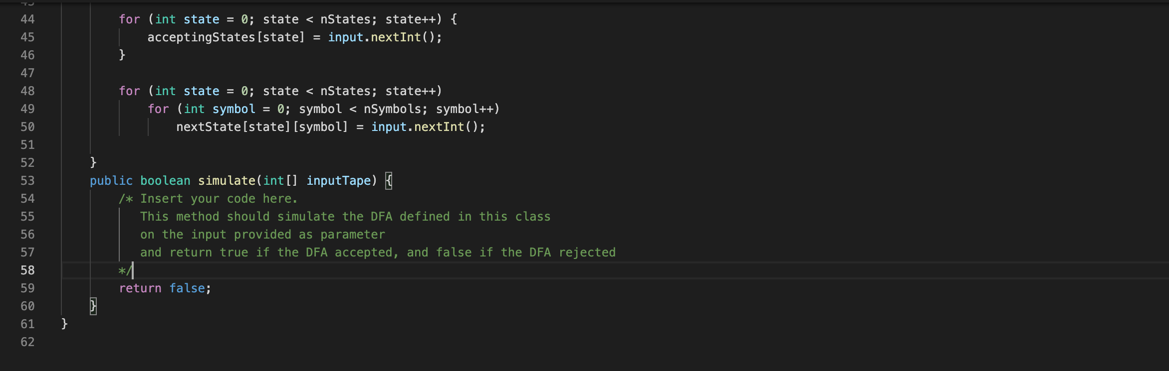 Solved In this assignment, students will complete a Java | Chegg.com