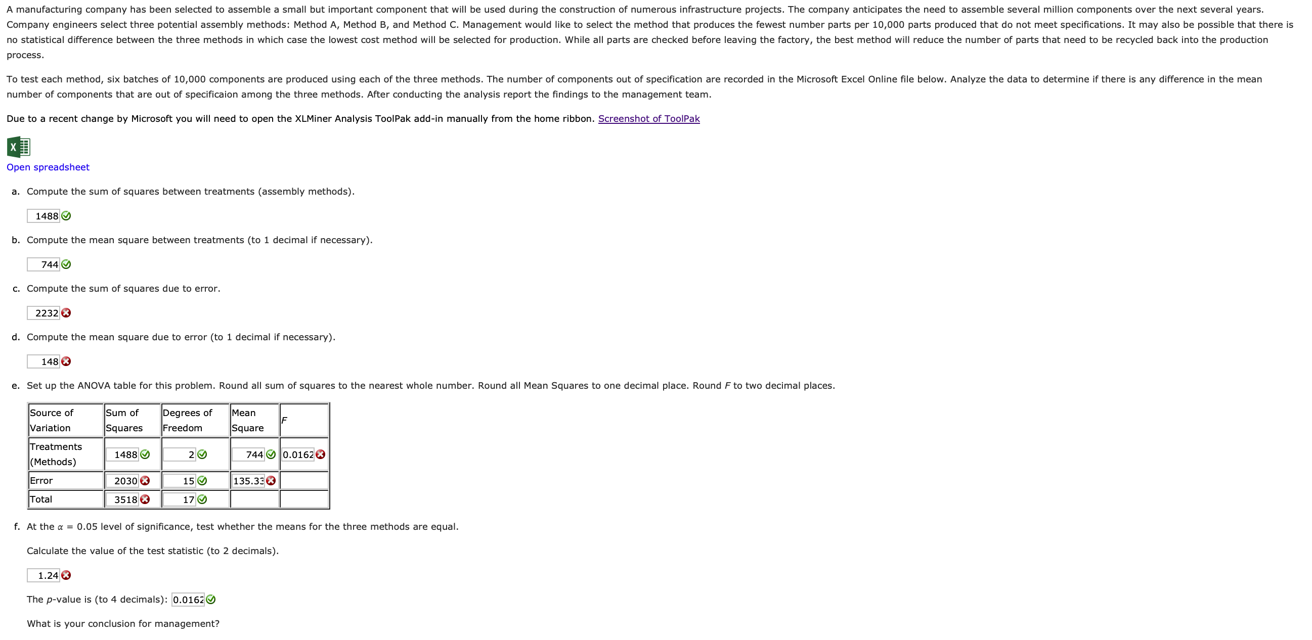 Solved process. number of components that are out of | Chegg.com
