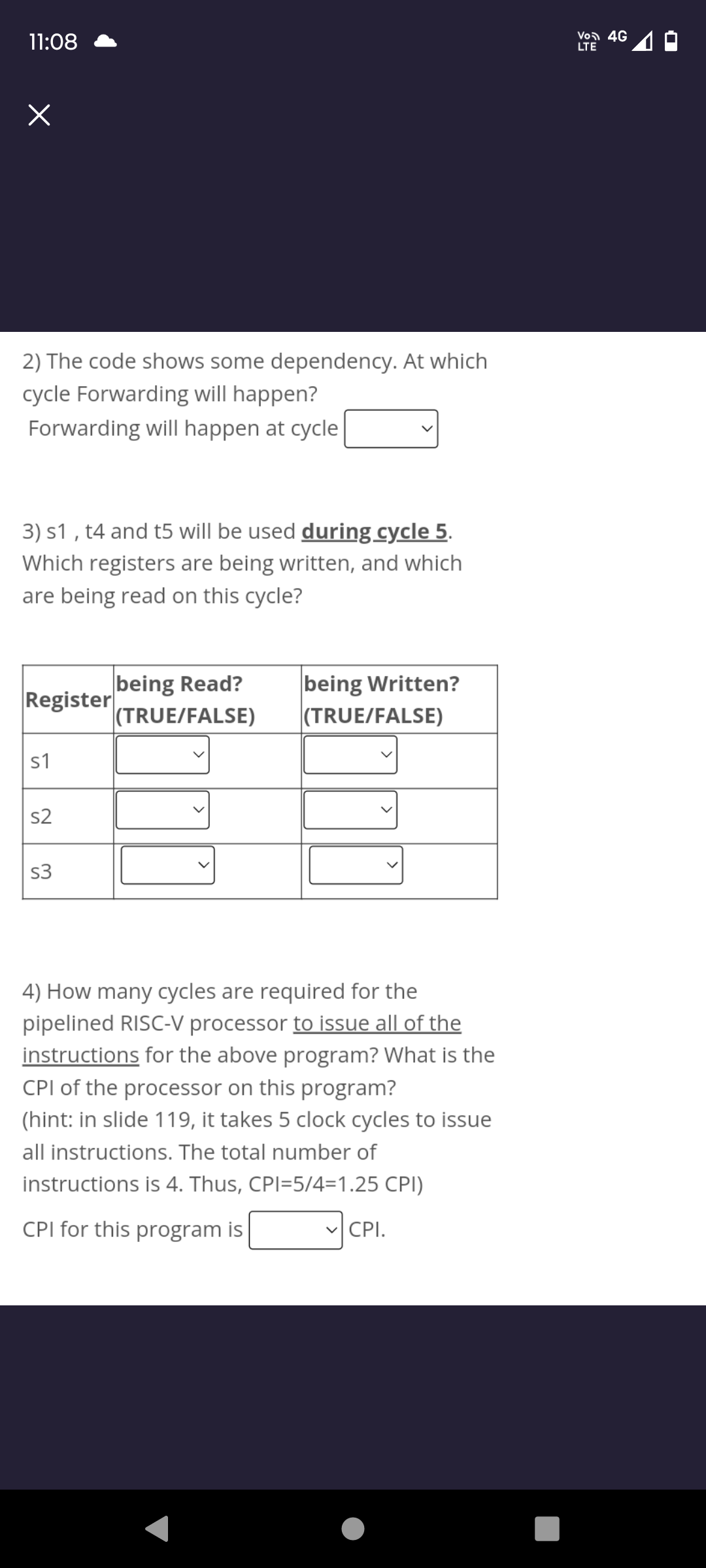 Solved unit) is running the following code snippet: add s1, | Chegg.com
