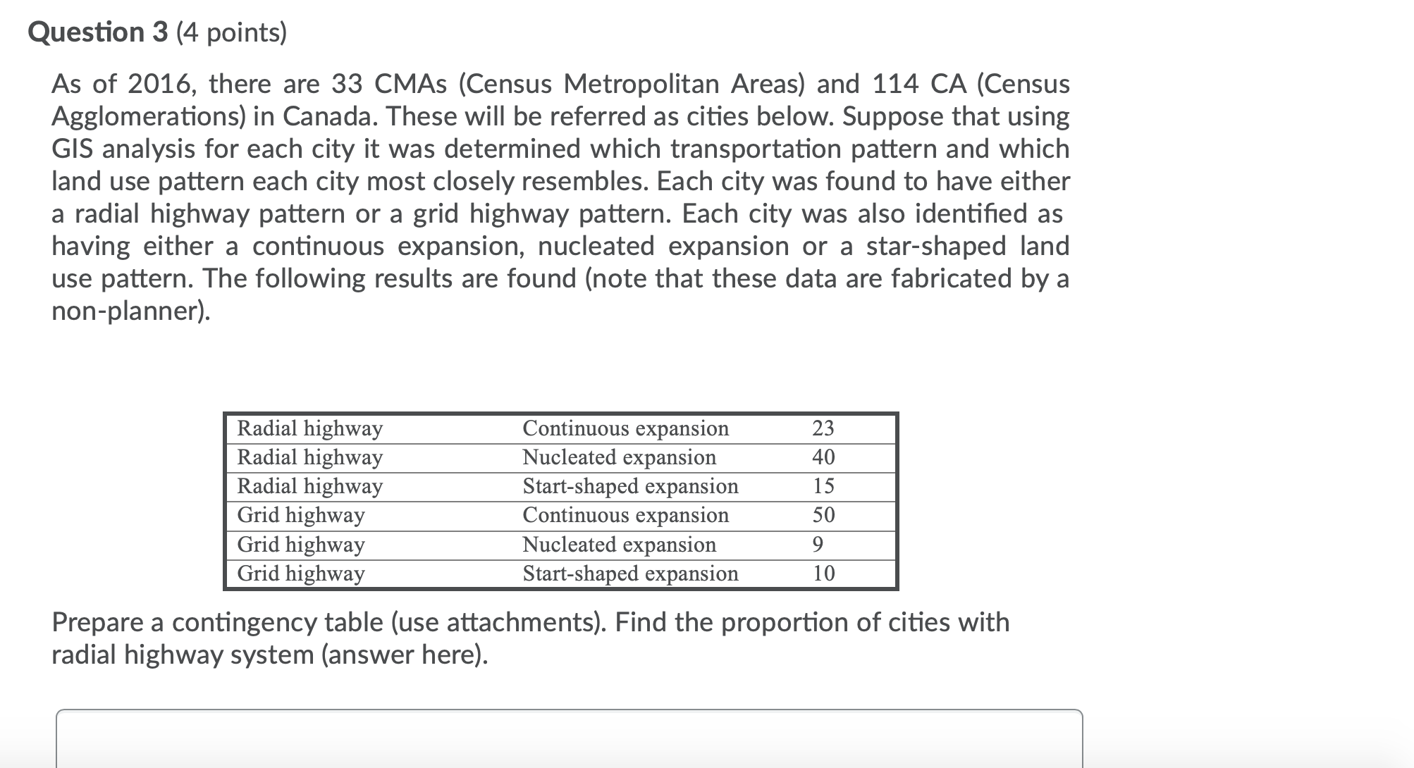 Solved Grid Rate ans Radial Highway 23 Highway 73 so | Chegg.com