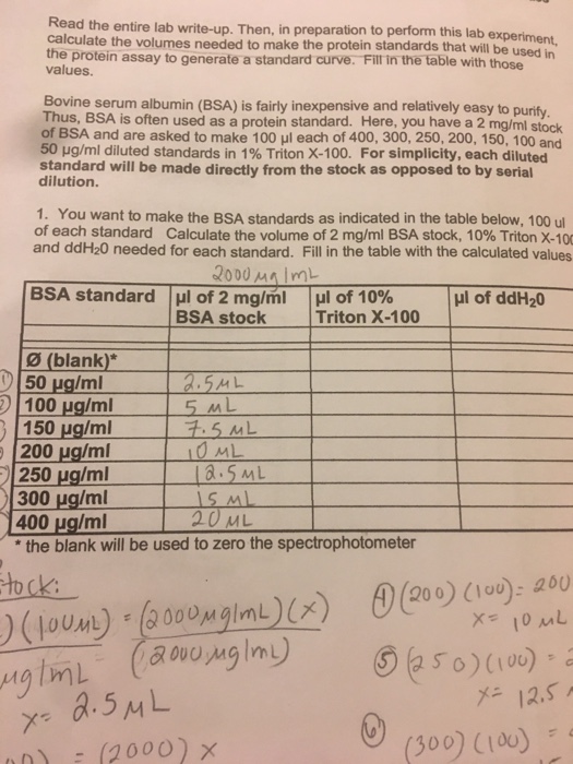 Solved I need help making standards as indicated in the | Chegg.com