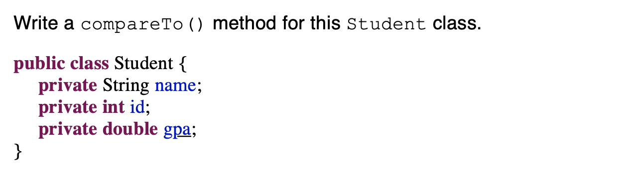 Solved write it for the srudent class , best of you ablity | Chegg.com